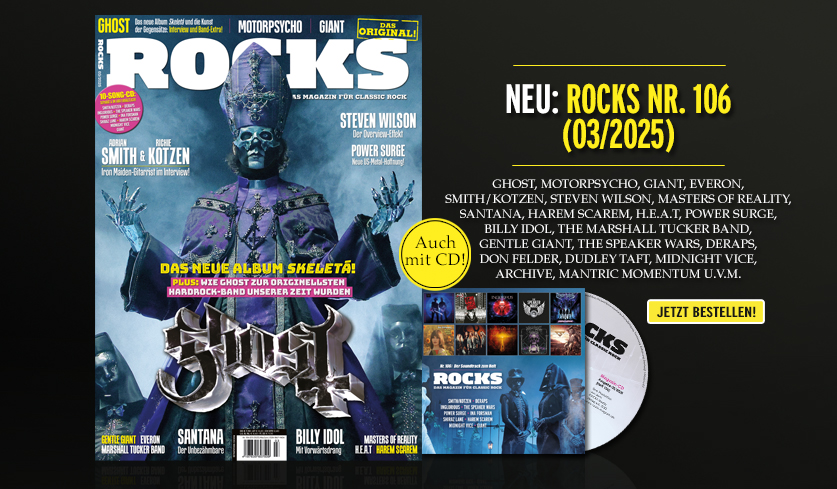 Jetzt neu: ROCKS Nr. 106 (03/2025) | ROCKS